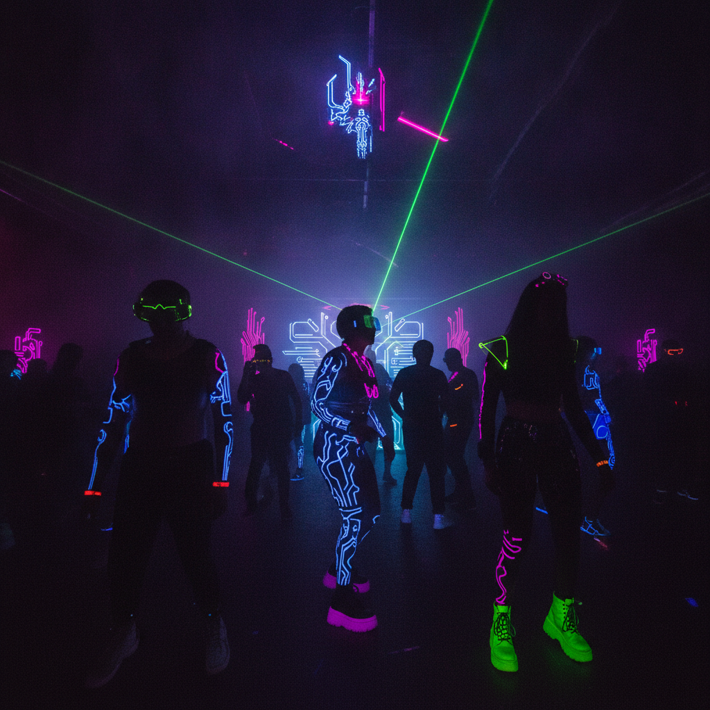 Cyber sigil : origine, motifs et look festival 2026 & Techno Univers