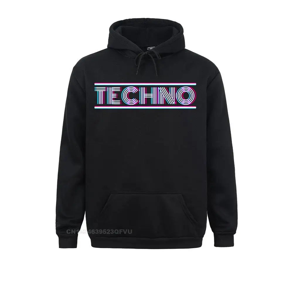 Techno Rave Punk Hoodie & Techno Univers