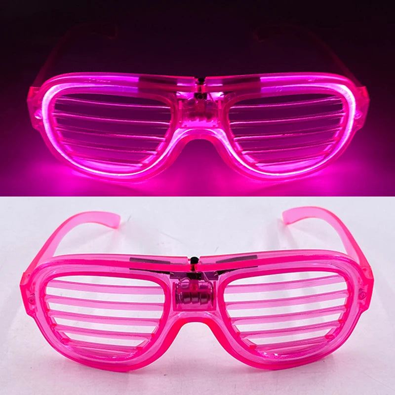 LED Techno Fluorescent Glasses – Pink & Techno Univers