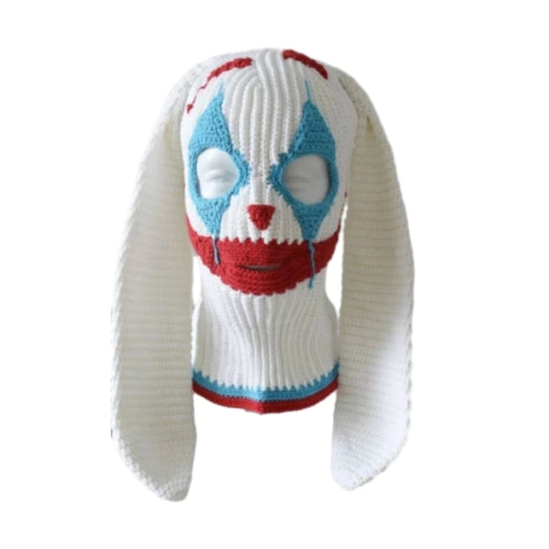 Long Ears Clown Rabbit Techno Balaclava & Techno Univers